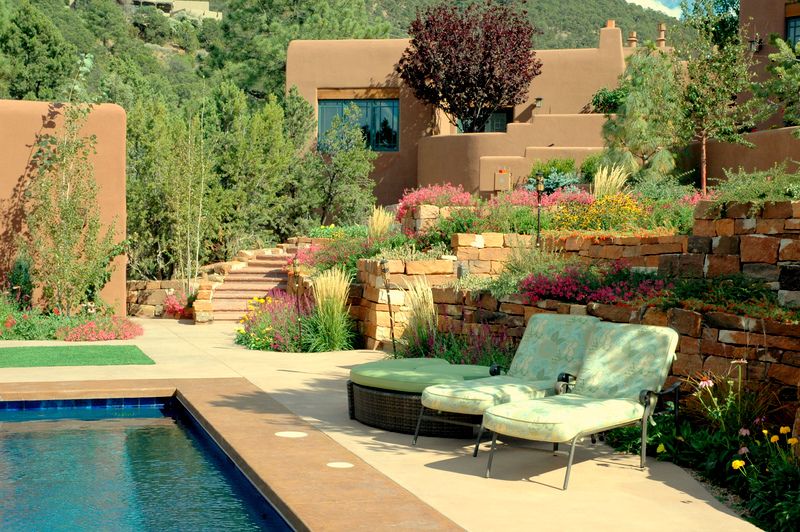 Poolside Retreat | GardenSong Santa Fe